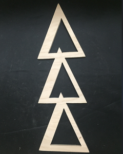 Tri Delta Vertical Letters - DuPree Sports